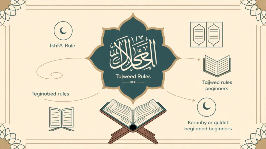Hukum Tajwid Ikhfa: Pengertian, Cara Baca, dan Contoh Lengkap ...